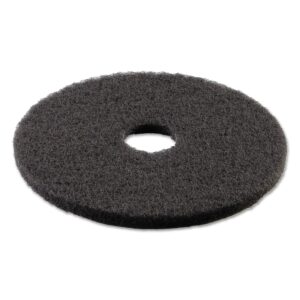 16" standard floor pad, black, 5/pack