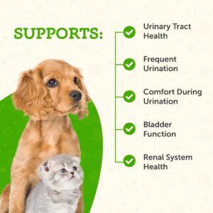 Animal Essentials Tinkle Tonic for Cats & Dogs - Dog & Cat Urinary Supplement, Urinary Support, Herbal Formula, Veterinarian Recommended - 2 Fl Oz