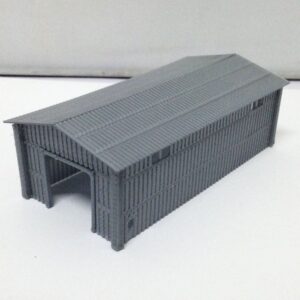 Outland Models Train Large Metal Style Shed for Warehouse/Factory Z Scale