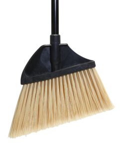 o'cedar commercial 91351 maxiplus professional angle broom, metal handle, flagged bristles (pack of 4)