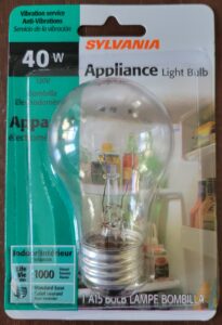 sylvania 40w appliance light bulb 40acl/appl/bl