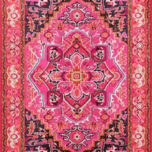 nuLOOM Vintage Mackenzie Accent Rug, 3x5, Violet Pink