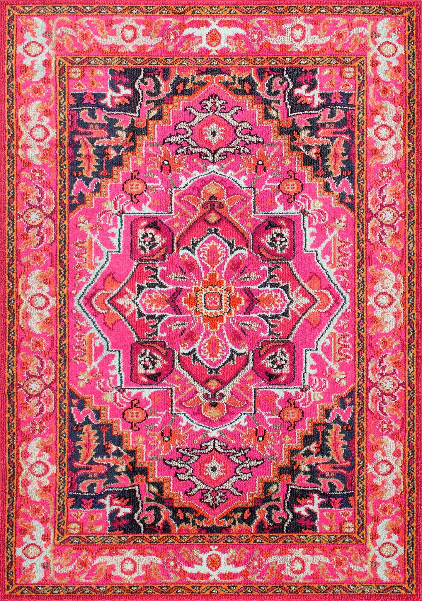 nuLOOM Vintage Mackenzie Accent Rug, 3x5, Violet Pink