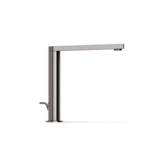 KOHLER K-73159-7-TT Composed Tall Single-Handle Bathroom Sink Faucet with Cylindrical Handle, Titanium