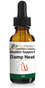 pawhealer bladder uti - bladder support for damp heat - liquid herbs for cats - buy more save more (1 bottle)