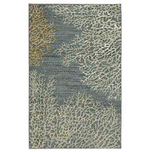 Mohawk Home Coral Reef Coastal Area Rug, 7'6"x10', Blue