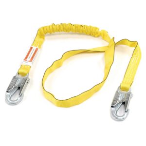 shock-absorbing lanyard, 6 ft. l