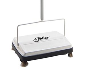 fuller brush 17028 electrostatic carpet & floor sweeper - 9" cleaning path - lightweight - ideal for crumby messes - works on carpets & hard floor surfaces - bright white