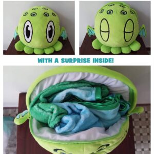 C is for Cthulhu Blanket-Stuffed Plush Pillow