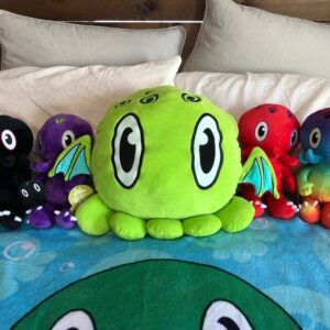 C is for Cthulhu Blanket-Stuffed Plush Pillow