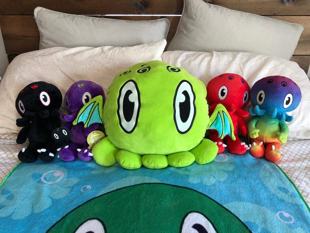 C is for Cthulhu Blanket-Stuffed Plush Pillow