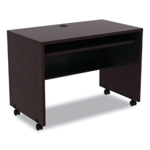 alera aleva204224es valencia series 41.38 in. x 23.63 in. x 30 in. mobile workstation desk - espresso