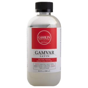 gamblin gamvar pict varnish 8.5 oz satin