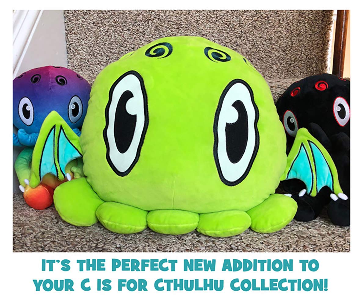 C is for Cthulhu Blanket-Stuffed Plush Pillow