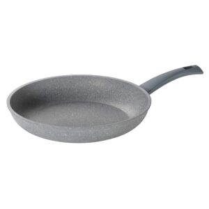 mopita roccia viva 32cm/12.6" non-stick forged aluminum fry pan, large, grey