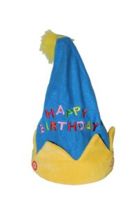 aie dancing birthday hat er3112 blue