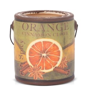 a cheerful giver 95hr 20oz scented candle - orange cinnamon clove - multi-wick glass candle - gifts for men and women