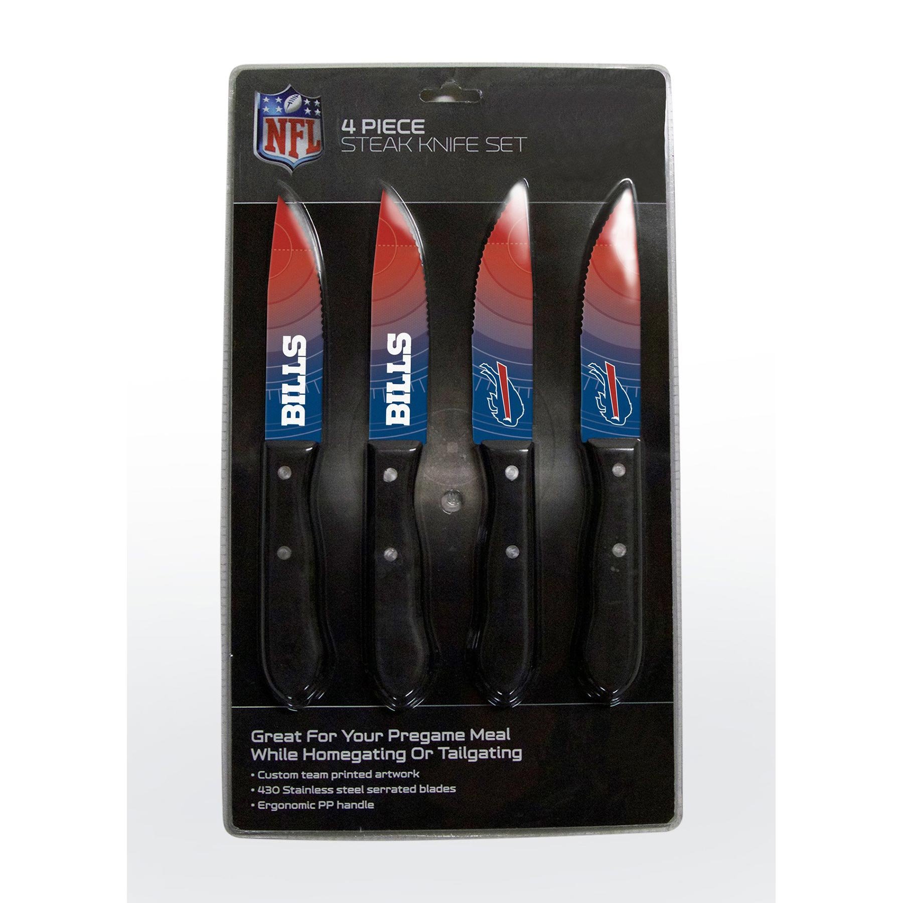 Sports Vault NFL Buffalo Bills Steak Knive Set , 9.75"