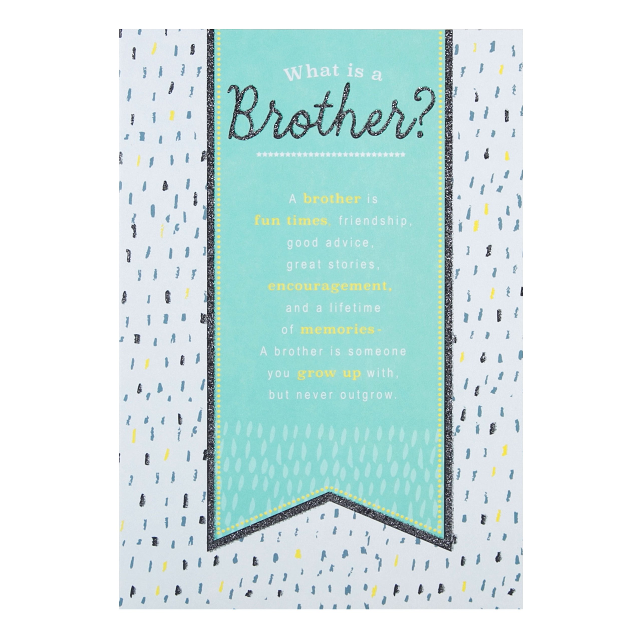 Hallmark Brother Birthday Card With Love - Medium