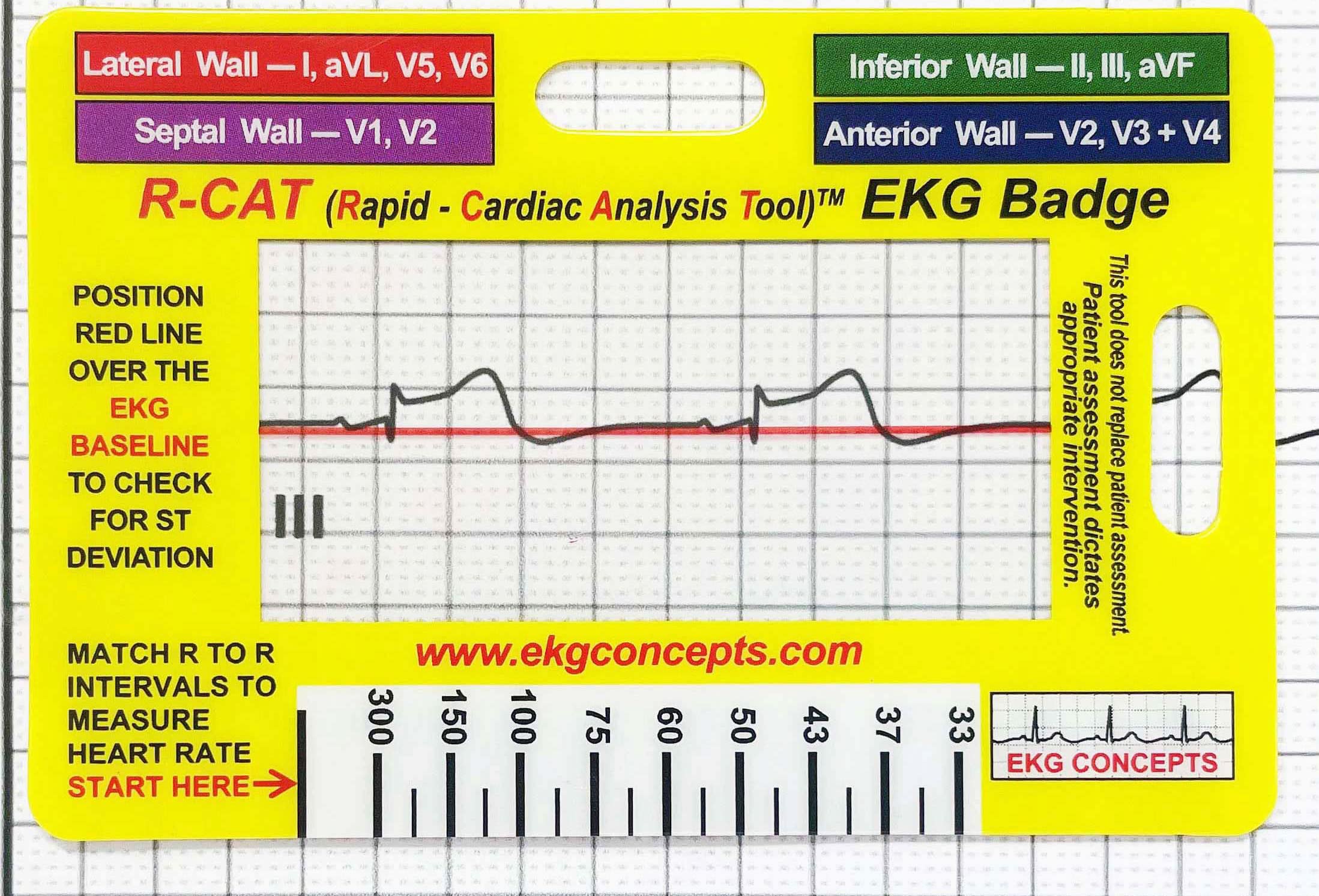 R-CAT EKG Badge