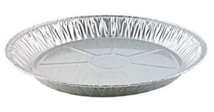 handi-foil 12" aluminum foil pie pan extra-deep disposable tin plates (pack of 12)