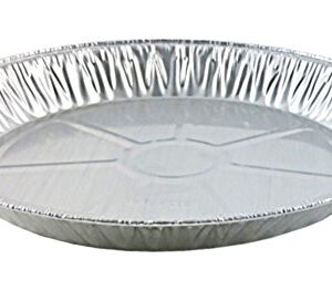 Handi-Foil 12" Aluminum Foil Pie Pan Extra-Deep Disposable Tin Plates (Pack of 12)