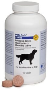 pala-tech k9 potassium citrate plus cranberry 100ct by pala tech