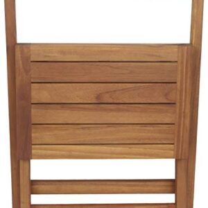 AquaTeak Spa Mantis Folding Teak Chair