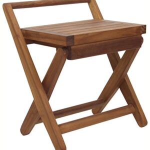 AquaTeak Spa Mantis Folding Teak Chair