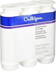 culligan us-3uf-r under-sink drinking water filter replacement cartridge, 2 count (pack of 1), white