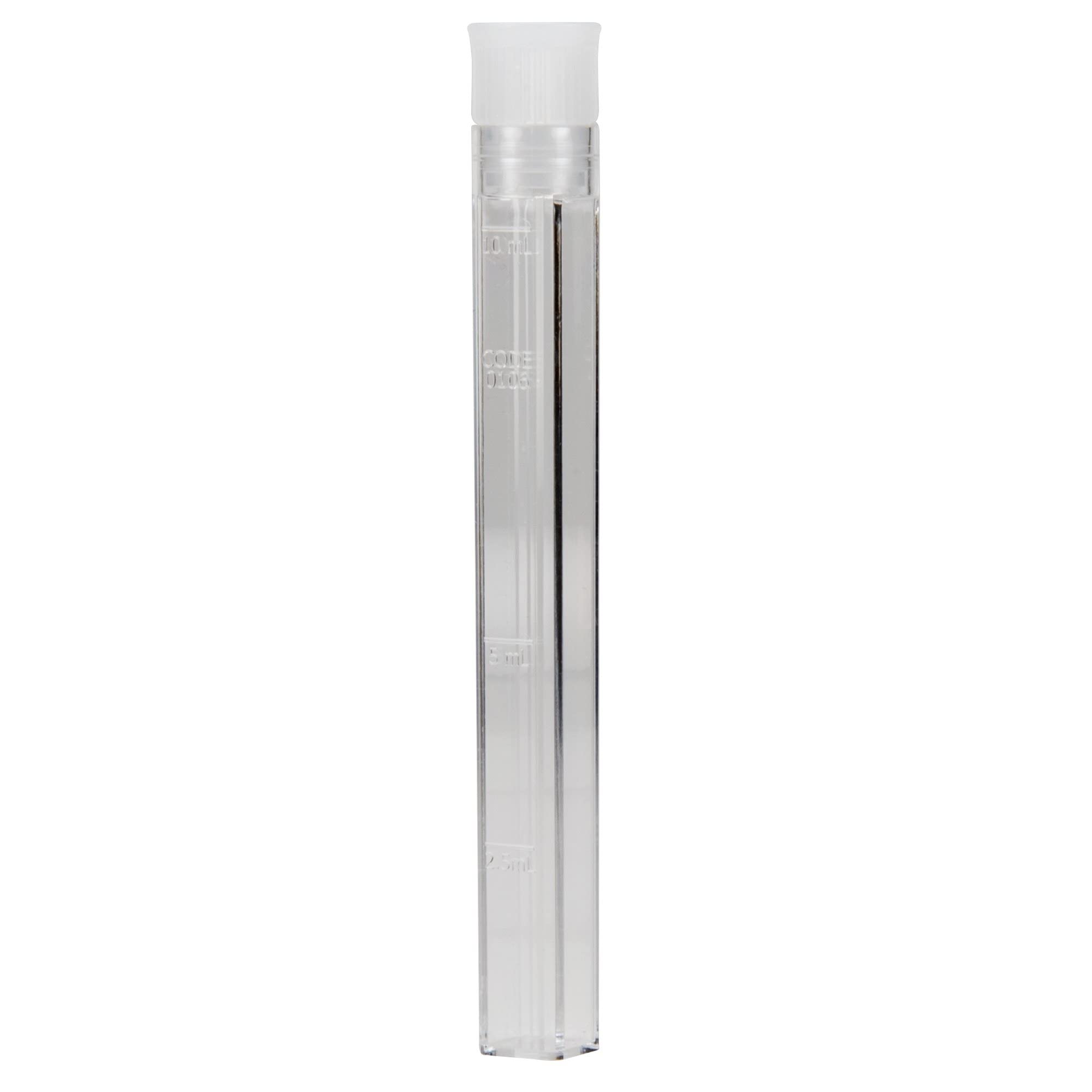 LaMotte 0106 LaMotte 0106 Plastic Test Tube, Square, 2.5 mL-5 mL-10 mL with Cap