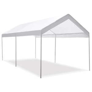 tangkula carport 10 x 20 heavy duty portable car canopy all-purpose water-resistant carport outdoor party canopy garage cover instant shelter