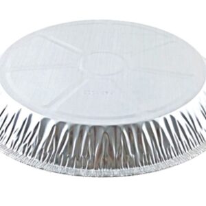 Handi-Foil 12" Aluminum Foil Pie Pan Extra-Deep Disposable Tin Plates (Pack of 12)