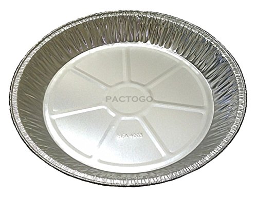 Handi-Foil 12" Aluminum Foil Pie Pan Extra-Deep Disposable Tin Plates (Pack of 12)