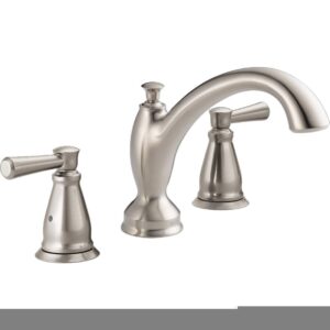 delta faucet linden traditional roman tub faucet - t2793-ss - classic bathtub faucet & handles - durable bathroom fixtures - stainless (valve sold separately)