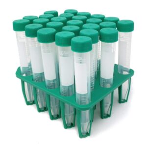 SPL 15 ml Conical Centrifuge Tubes Sterilized with PP Racks,DNase/RNase - Free, 25 Tubes x Rack (1 Rack)