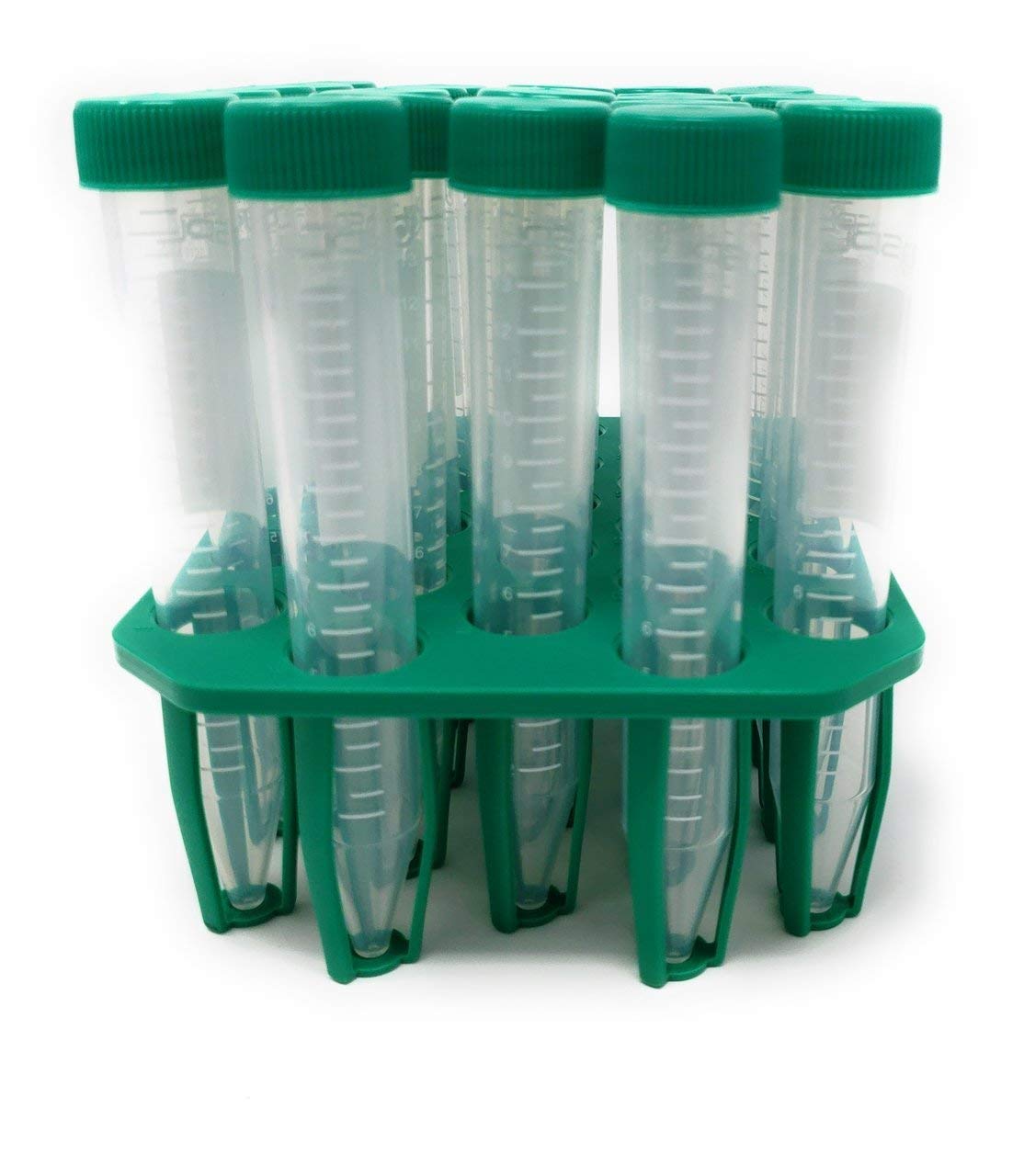 SPL 15 ml Conical Centrifuge Tubes Sterilized with PP Racks,DNase/RNase - Free, 25 Tubes x Rack (1 Rack)