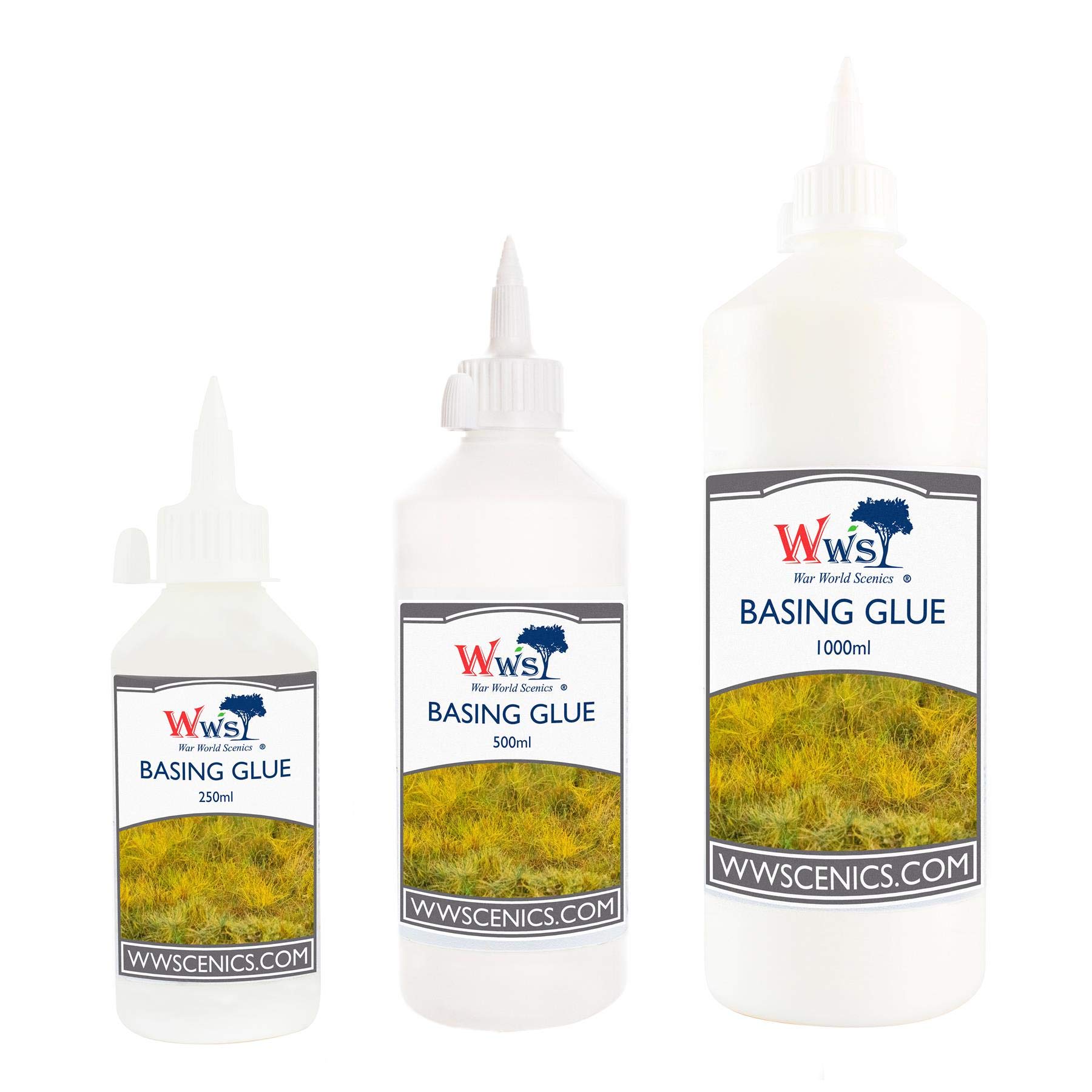 War World Scenics Static Grass Basing Glue 500ml for Model Railway Dioramas & Wargaming Terrain