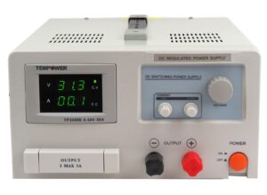 tekpower tp3050e dc adjustable switching power supply 30v 50a digital display