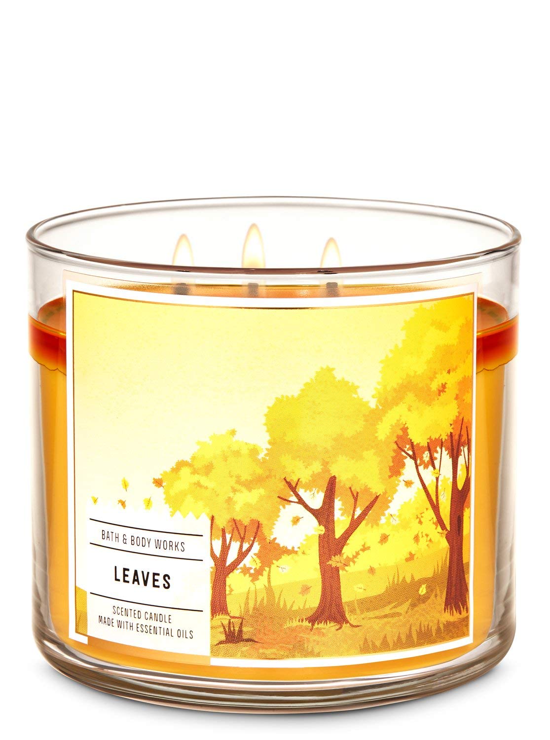 Bath & Body Works 3-Wick Scented Candle in Leaves