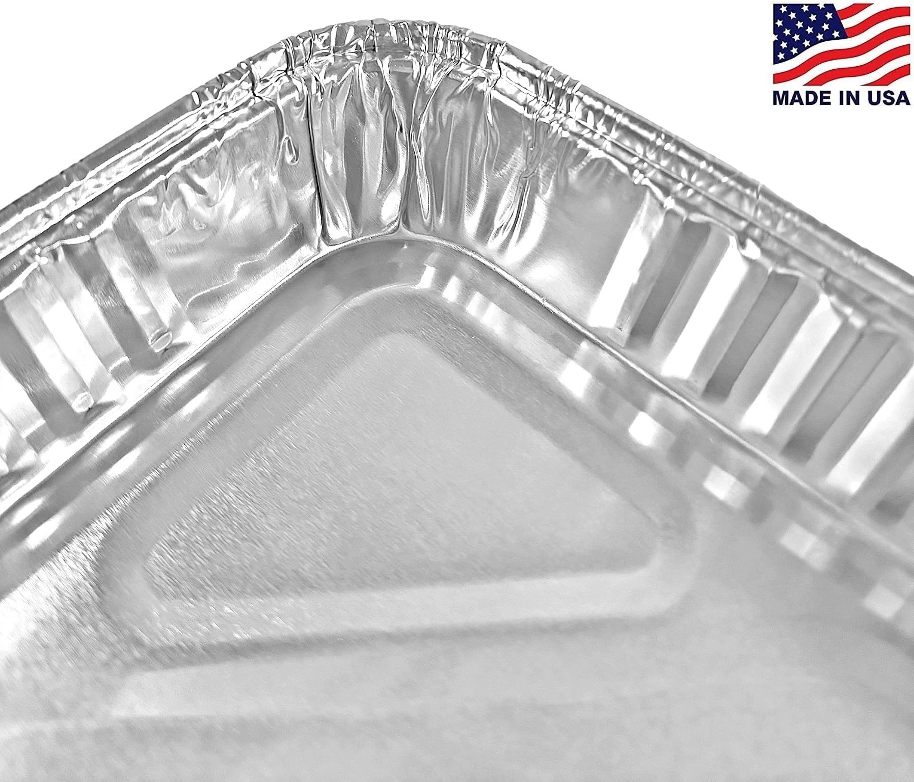 Handi-Foil 1/4-Size (Quarter) Sheet Cake Aluminum Foil Pan w/Clear Dome Lid (Pack of 25 Sets)