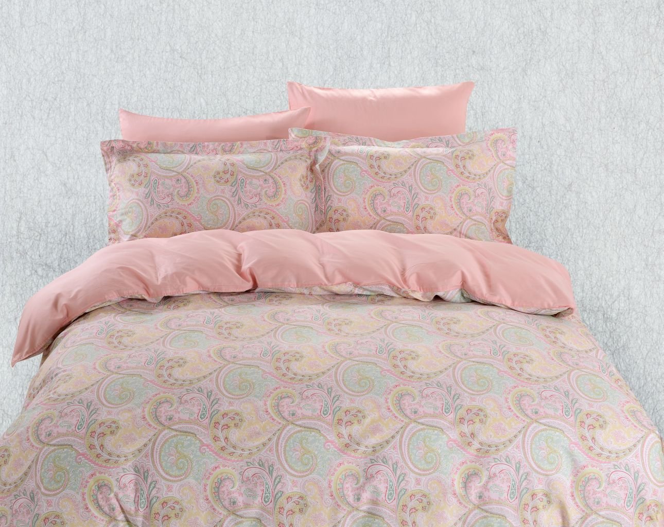 DM622Q Duvet Cover 6 PC Sheets Set, Dolce Mela Corfu Bedding Set