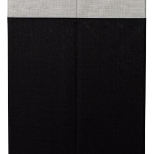 BirdRock Home Folding Cloth Laundry Hamper with Handles - Dirty Clothes Sorter - Easy Storage – Collapsible Bin – Home Organization – Black and White