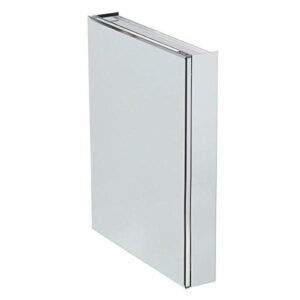 pegasus 24-inch x 30-inch recessed or surface mount medicine cabinet with silver beveled mirror (5 x 30 x 24)