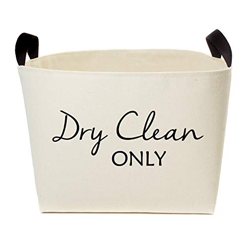 Dry Clean Only Canvas Laundry Basket