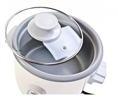 NARITA NRC-150 3-Cup Non-Stick Rice Cooker with Steamer, White