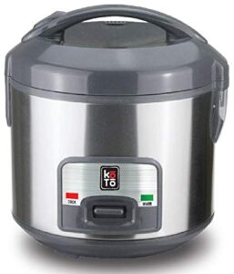 koto brand (10 cup) electric rice cooker food steamer, stainless