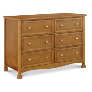 davinci kalani 6-drawer dresser in chestnut, greenguard gold certified