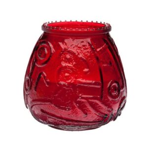 victory restaurant candles, red, case of 12