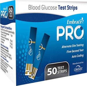 embracepro test strips bundle 2 boxes of 50ct